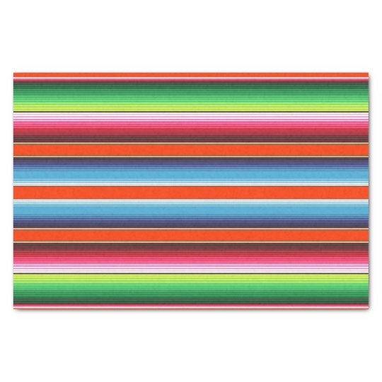 Traditional Spanish Serape Fiesta Mexican Blanket Tissue Paper | Zazzle.com