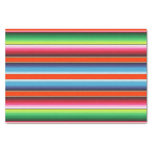 Traditional Spanish Serape Fiesta Mexican Blanket Tissue Paper | Zazzle