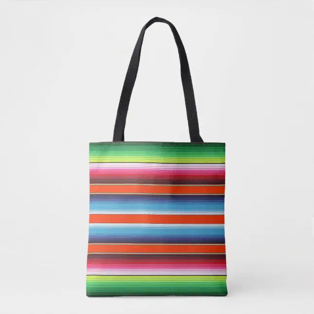 Traditional Spanish Serape Fiesta Mexican Blanket Tote Bag | Zazzle