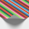 Traditional Spanish Serape Fiesta Mexican Blanket Wrapping Paper | Zazzle