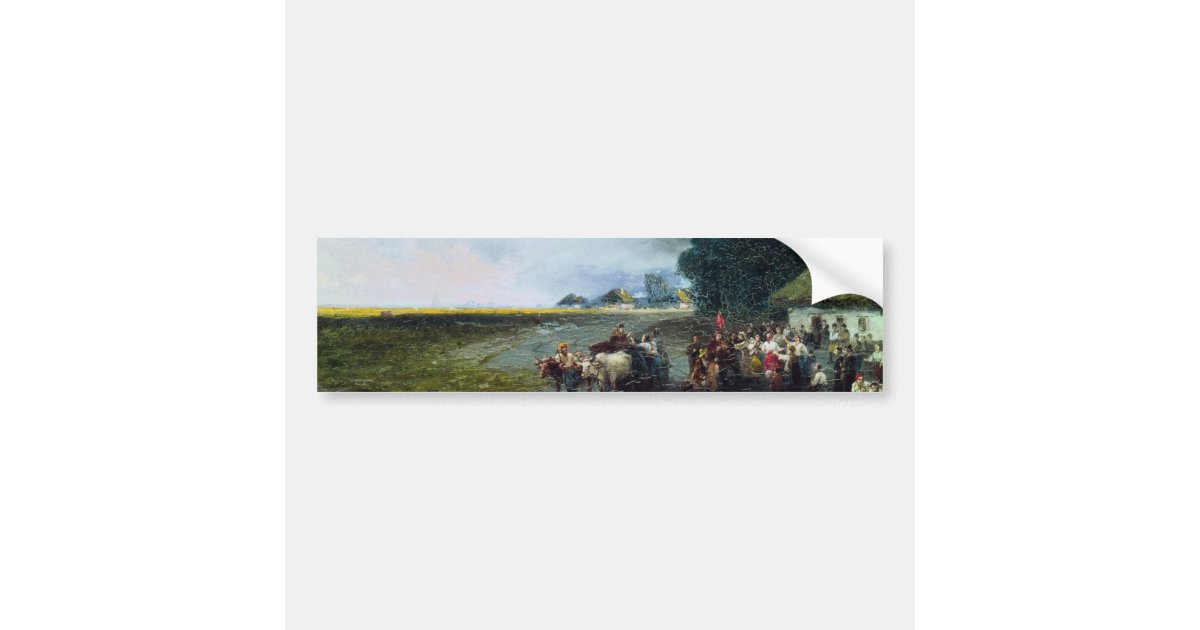 Traditional Ukrainian Wedding (Ukraine) (Marriage) Bumper Sticker | Zazzle
