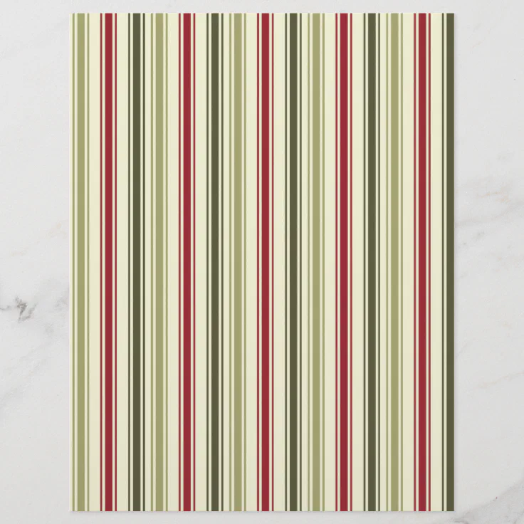 Traditional/Vintage Christmas Scrapbook Paper | Zazzle
