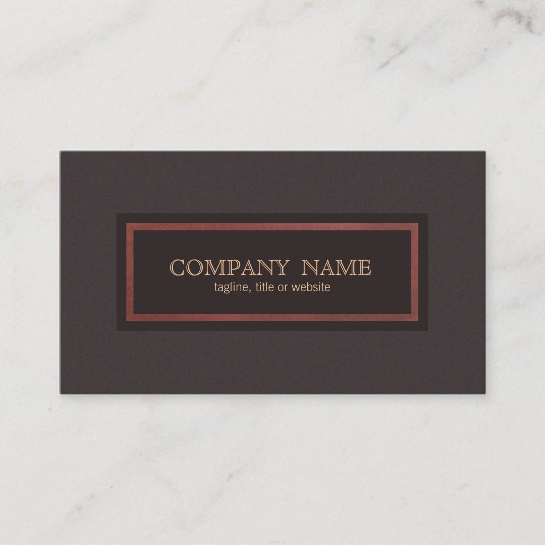 Traditional Vintage Style Classical Entrepreneur Business Card | Zazzle