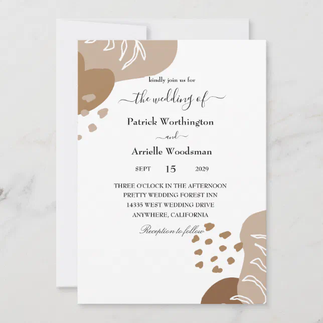 traditional wedding invitation | Zazzle