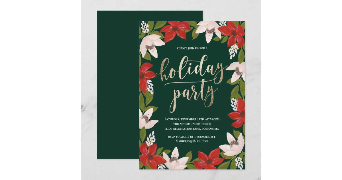 Traditions Holiday Party Invitation | Zazzle