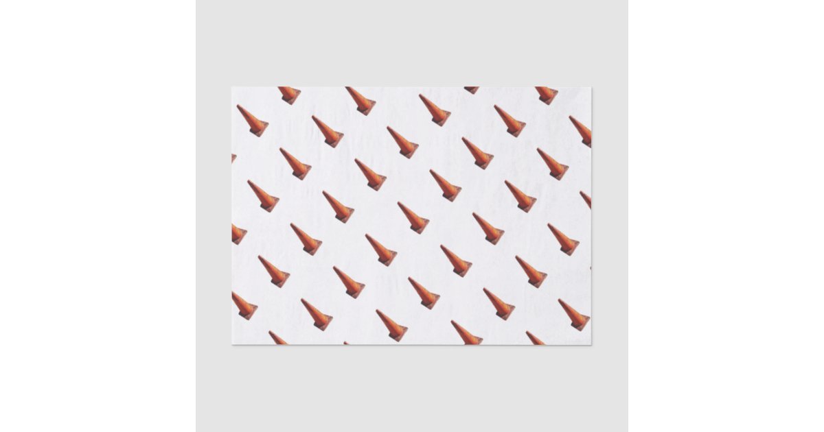 traffic cone tissue paper | Zazzle