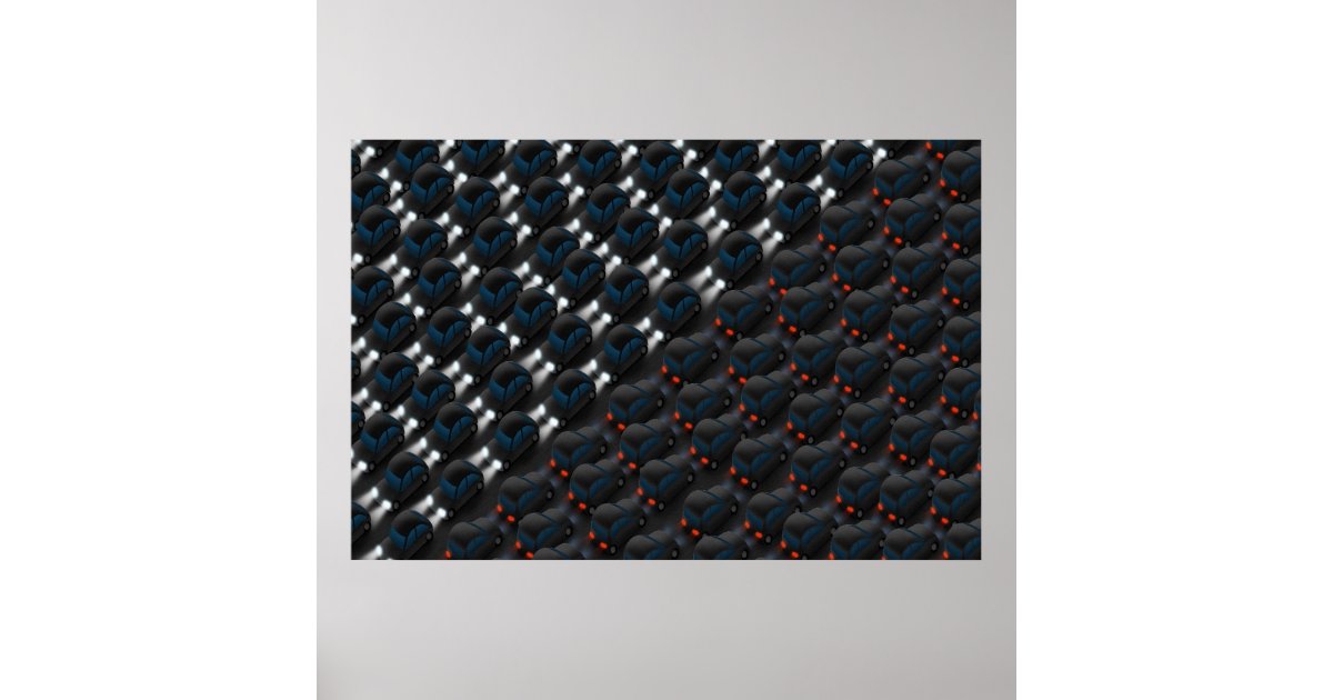 Traffic Jam Poster | Zazzle