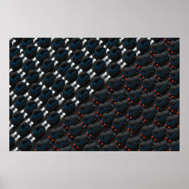 Traffic Jam Poster | Zazzle