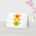 Traffic Light Card | Zazzle