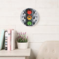 Traffic Light Design Wall Clock | Zazzle