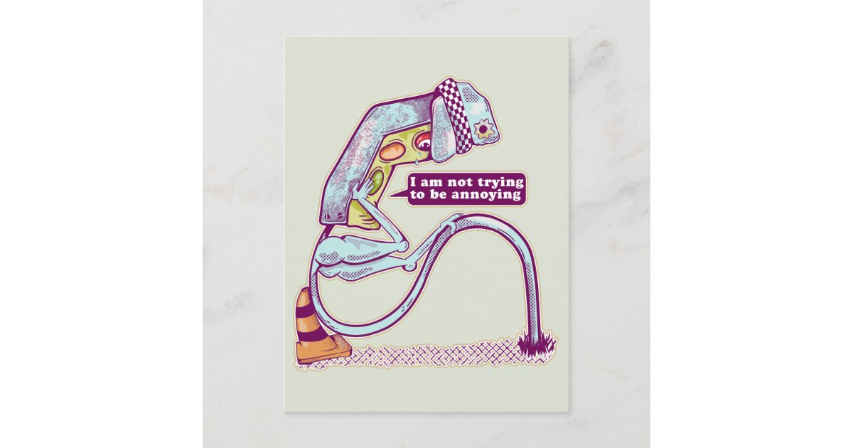 Traffic light looking sad postcard | Zazzle