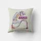 Traffic light looking sad throw pillow | Zazzle