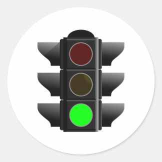 Traffic Light Stickers | Zazzle