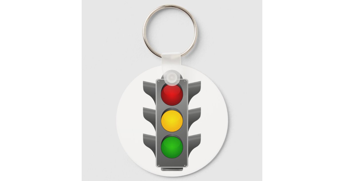 Traffic Lights Keychain | Zazzle