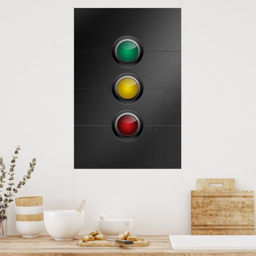 Traffic Lights Poster | Zazzle