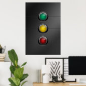 Traffic Lights Poster | Zazzle
