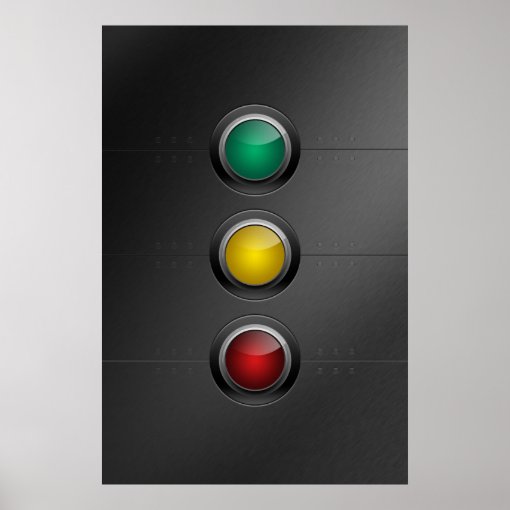 Traffic Lights Poster | Zazzle