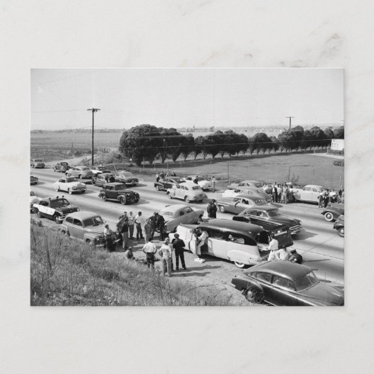 Traffic, Lincoln Boulevard, Los Angeles, Vintage Postcard | Zazzle.com Traffic, Lincoln Boulevard, Los Angeles, Vintage Postcard | Zazzle.com