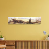 Trail Herd to Wyoming by WHD Koerner Canvas Print | Zazzle