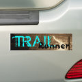 TRAIL, Runner Bumper Sticker | Zazzle