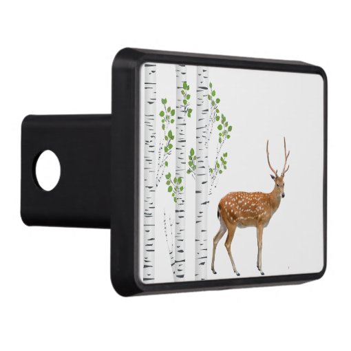 Trailer Hitch Deer Doe Buck Forest Woodland Huntin Hitch Cover | Zazzle