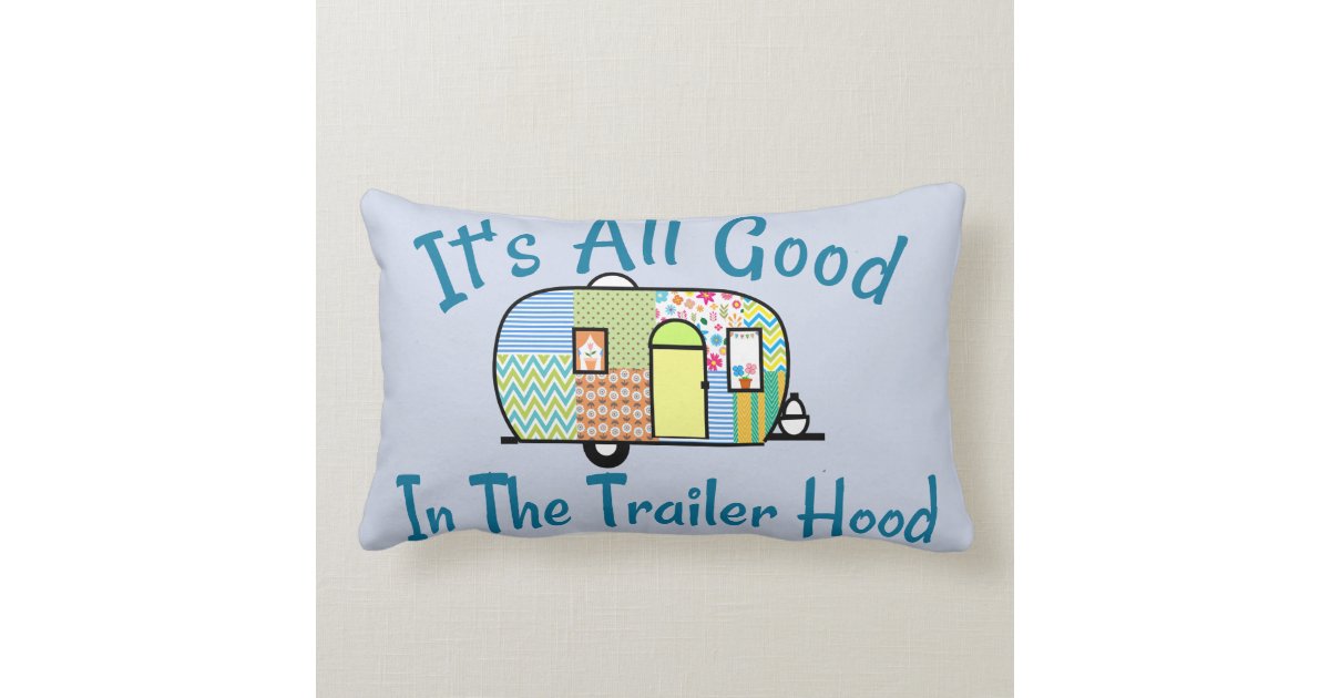 Trailer Hood Camper Pillows | Zazzle.com