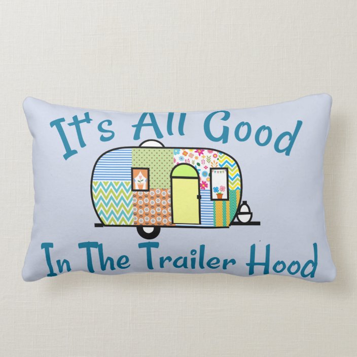 Trailer Hood Camper Pillows | Zazzle.com