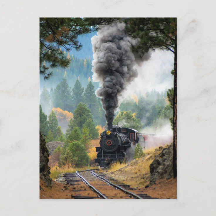 Train 19 postcard | Zazzle