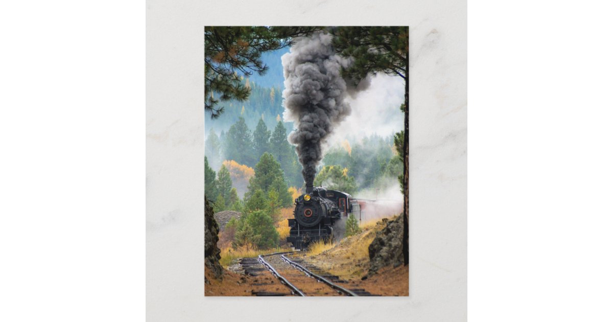 Train 19 postcard | Zazzle