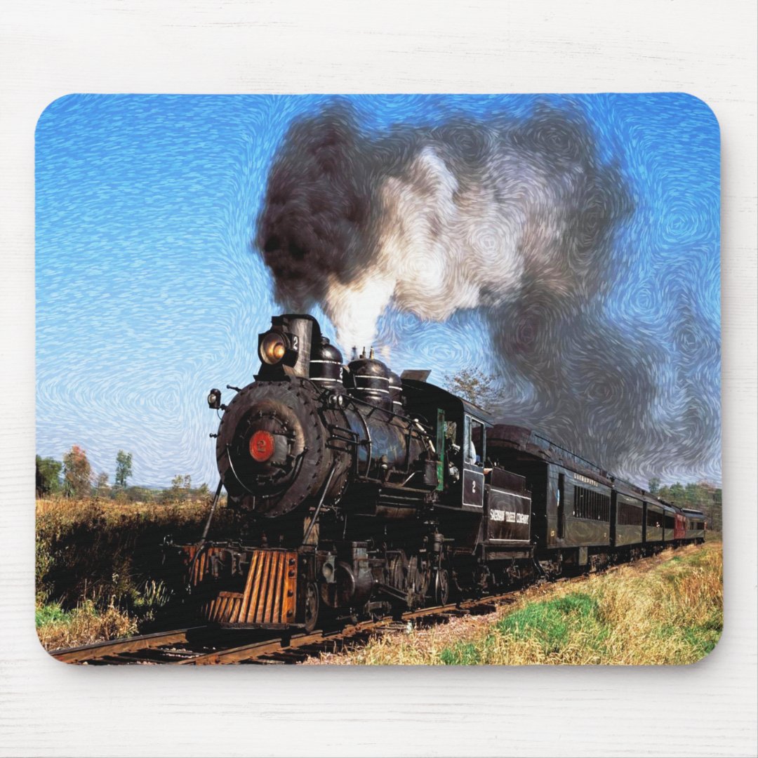 Train 2 Mousepad | Zazzle