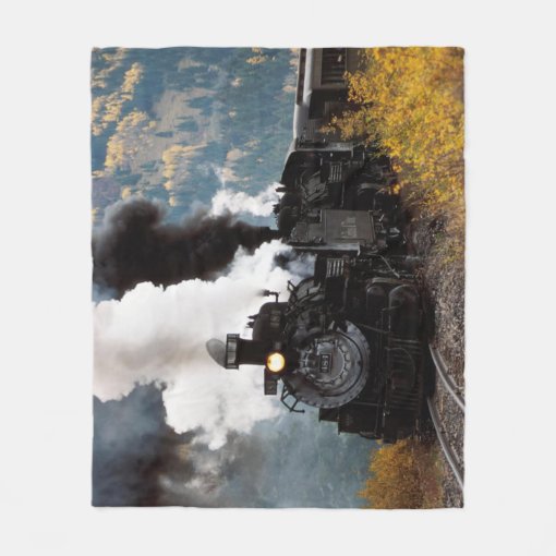 Train 5 fleece blanket | Zazzle