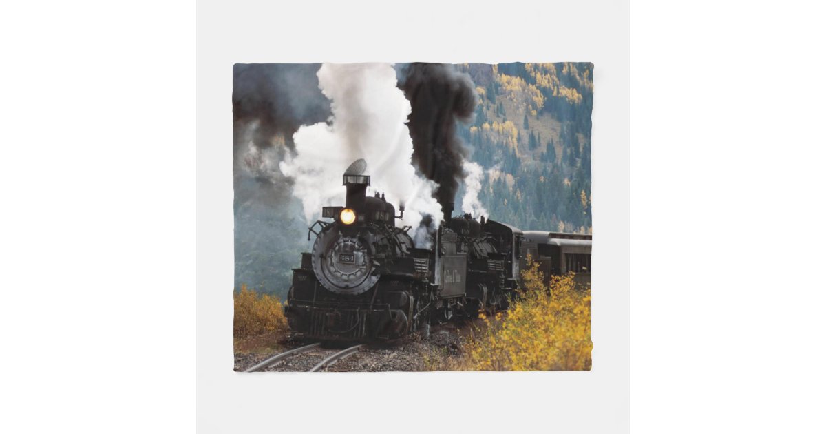 Train 5 fleece blanket | Zazzle