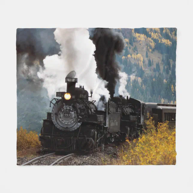 Train 5 fleece blanket | Zazzle
