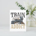 Train Addict Model Railroad Railway Hobbyist Postcard | Zazzle