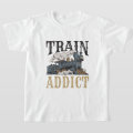 Train Addict Model Railroad Railway Hobbyist T-Shirt | Zazzle