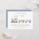 Train Birthday Invitation | Blue Train Invitations | Zazzle