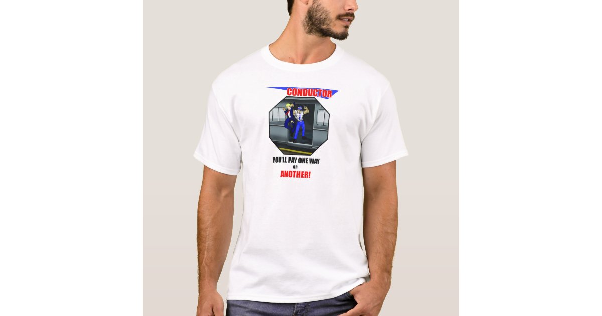 TRAIN CONDUCTOR - LIRR TRAIN - ELECTRIC TRAIN T-Shirt | Zazzle