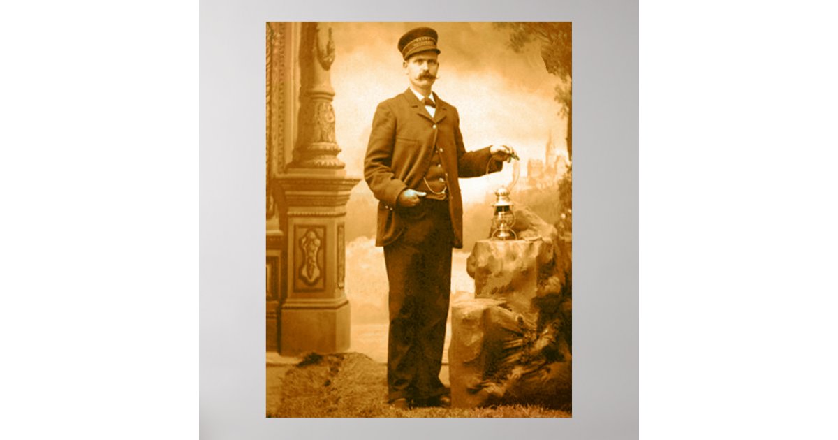 Train Conductor Poster | Zazzle
