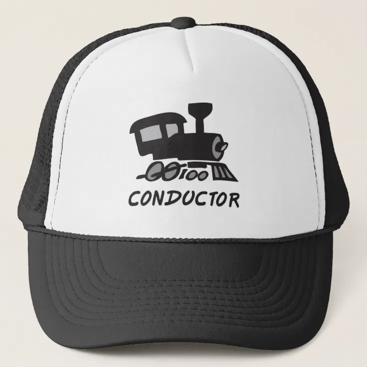 Train Conductor Trucker Hat | Zazzle