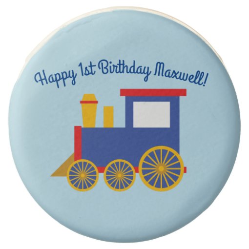 Train Cute Kids Birthday Party Theme Chocolate Covered Oreo | Zazzle
