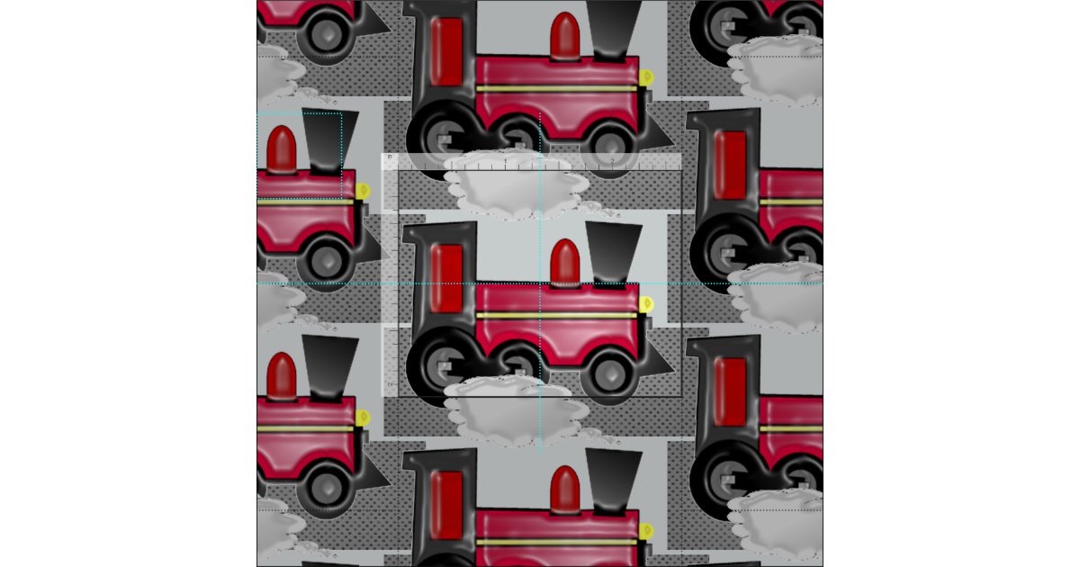 Train Fabric | Zazzle