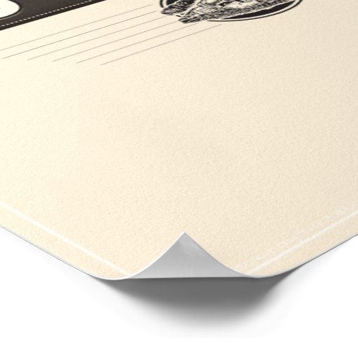 Train gone sorry. An ASL classroom poster. Poster | Zazzle