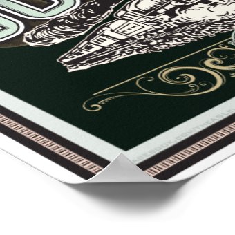 Train gone sorry. an ASL idiom vintage poster | Zazzle