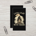 Train Humor Locomotive Trainspotter Railroad Business Card | Zazzle