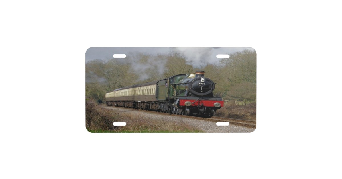 Train License Plate | Zazzle