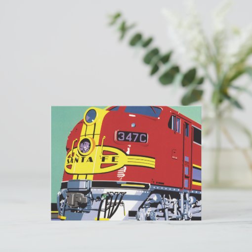 Train Postcard | Zazzle