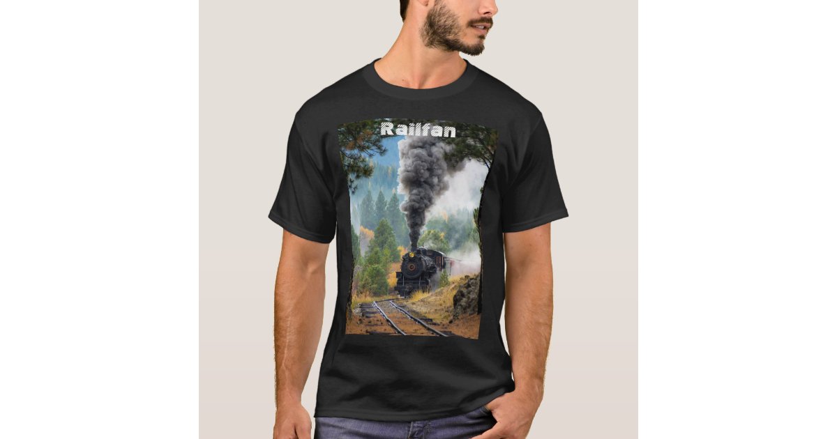 Train Railfan T-Shirt | Zazzle
