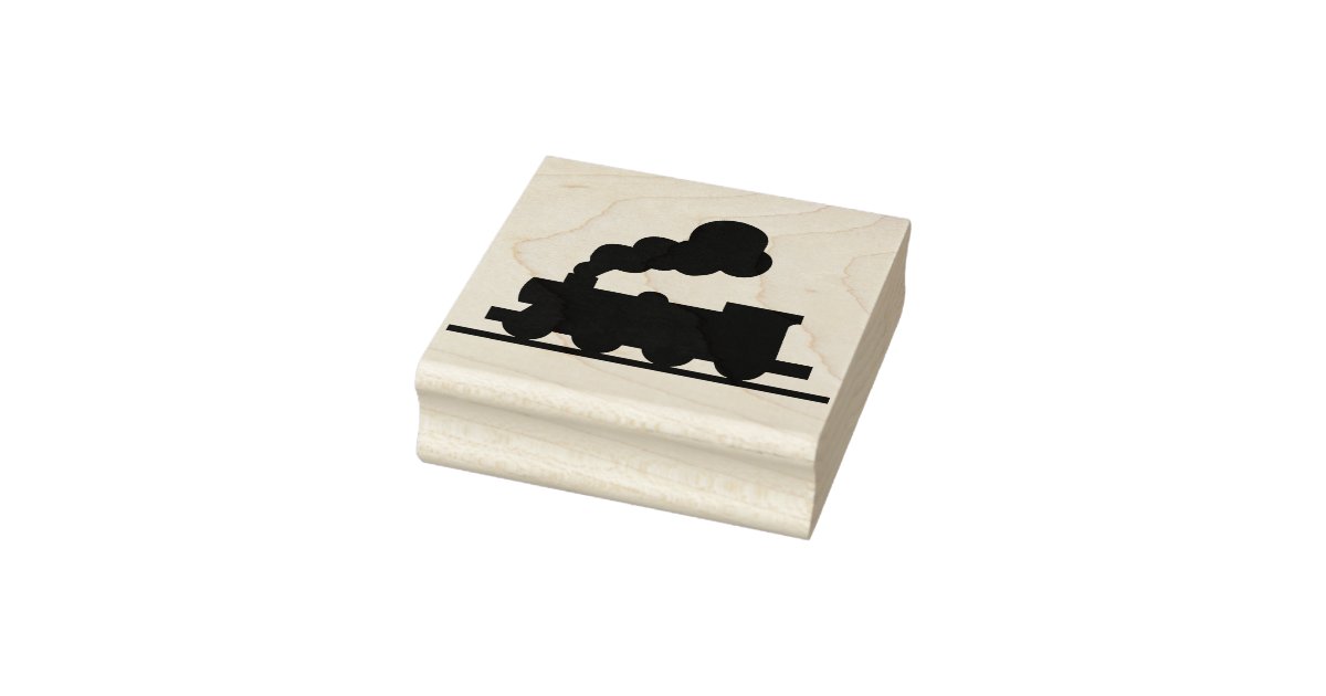 Train Rubber Stamp | Zazzle
