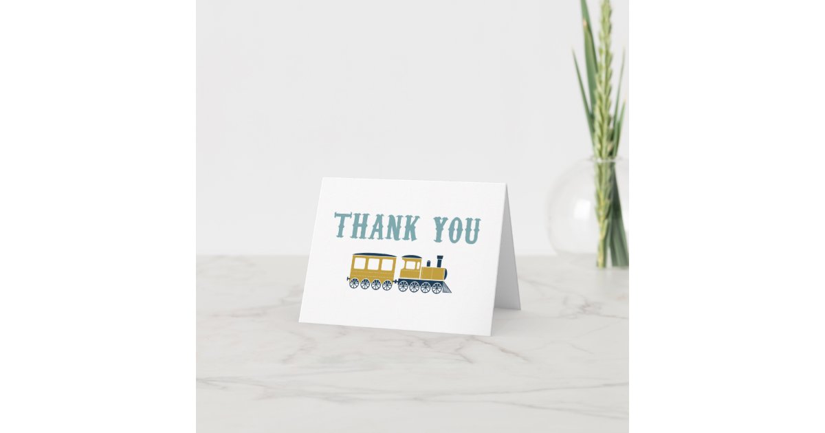 Train Thank You | Zazzle