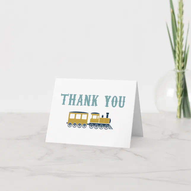 Train Thank You | Zazzle